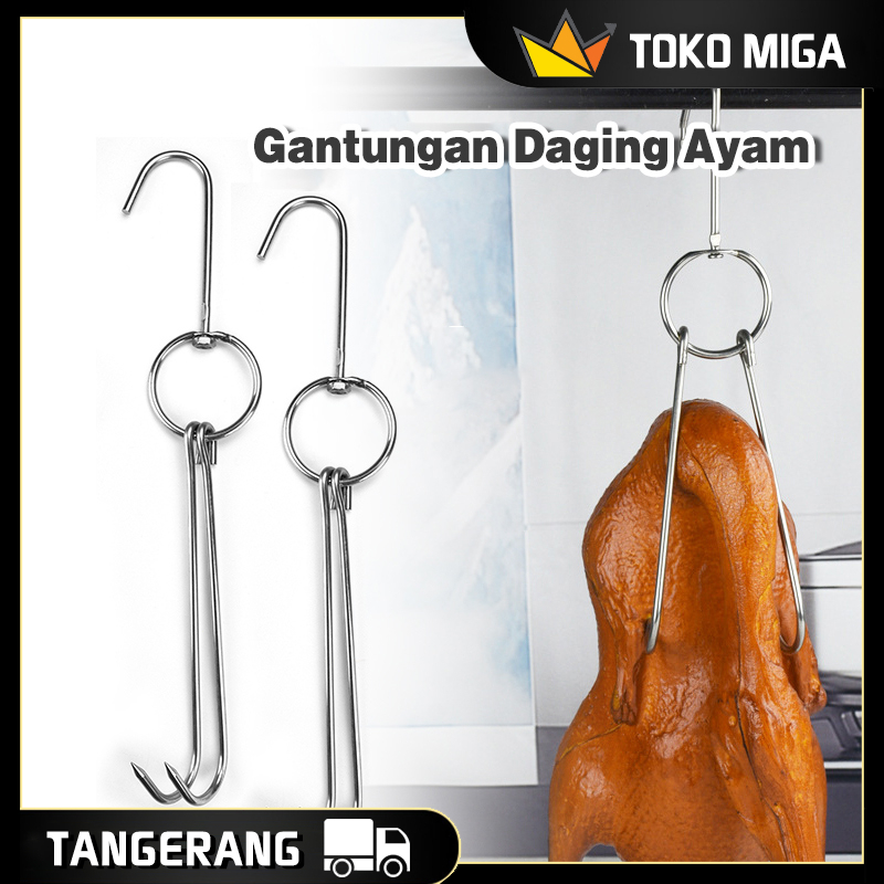 Jual Stainless Steel Gantungan Daging Ayam Bebek Bebek Panggang Kait ...