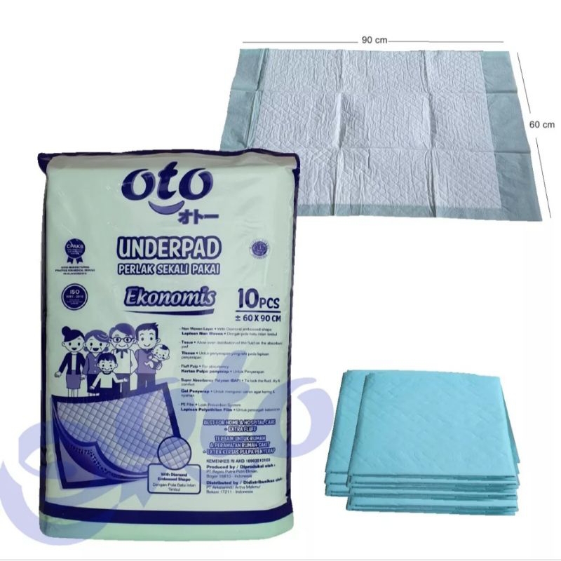 Jual OTO underpad ukuran 60x90cm | Shopee Indonesia