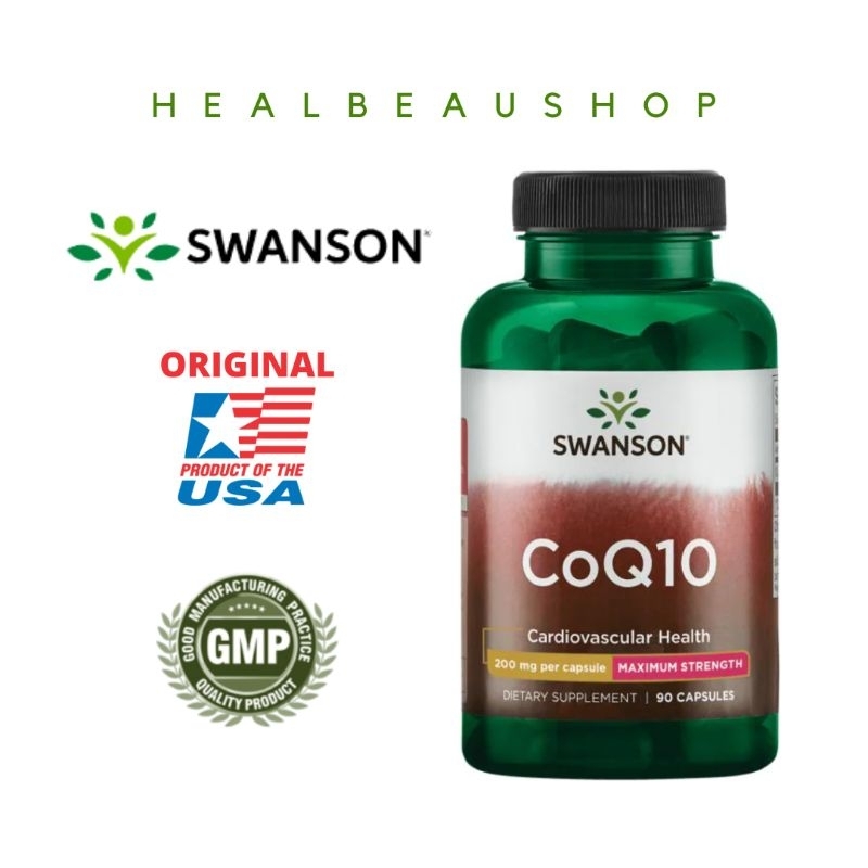 Jual Swanson CoQ10 Maximum Strength 200mg Original USA | Shopee Indonesia