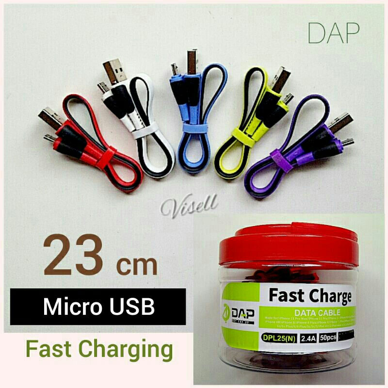 Jual Kabel Charger Power Bank Pendek Micro USB | Shopee Indonesia