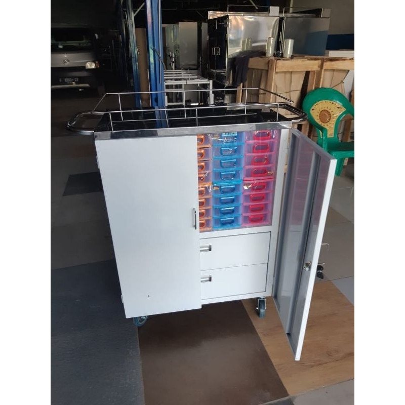 Jual Troli Obat Besi | Medicine Cabinet Besi | Trolley Obat Besi ...