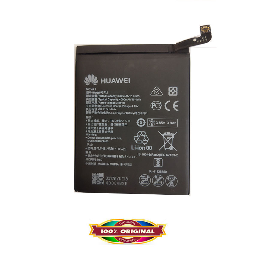 Jual Original Battery for HW Nova 7 5G 2020 - 4000mAh - Garansi 1 Bulan ...