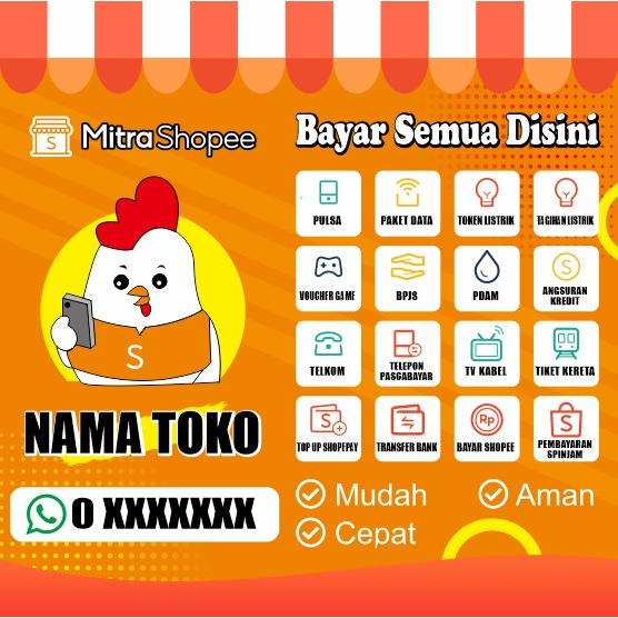 Jual Spanduk Banner Mitra Shopee | Shopee Indonesia