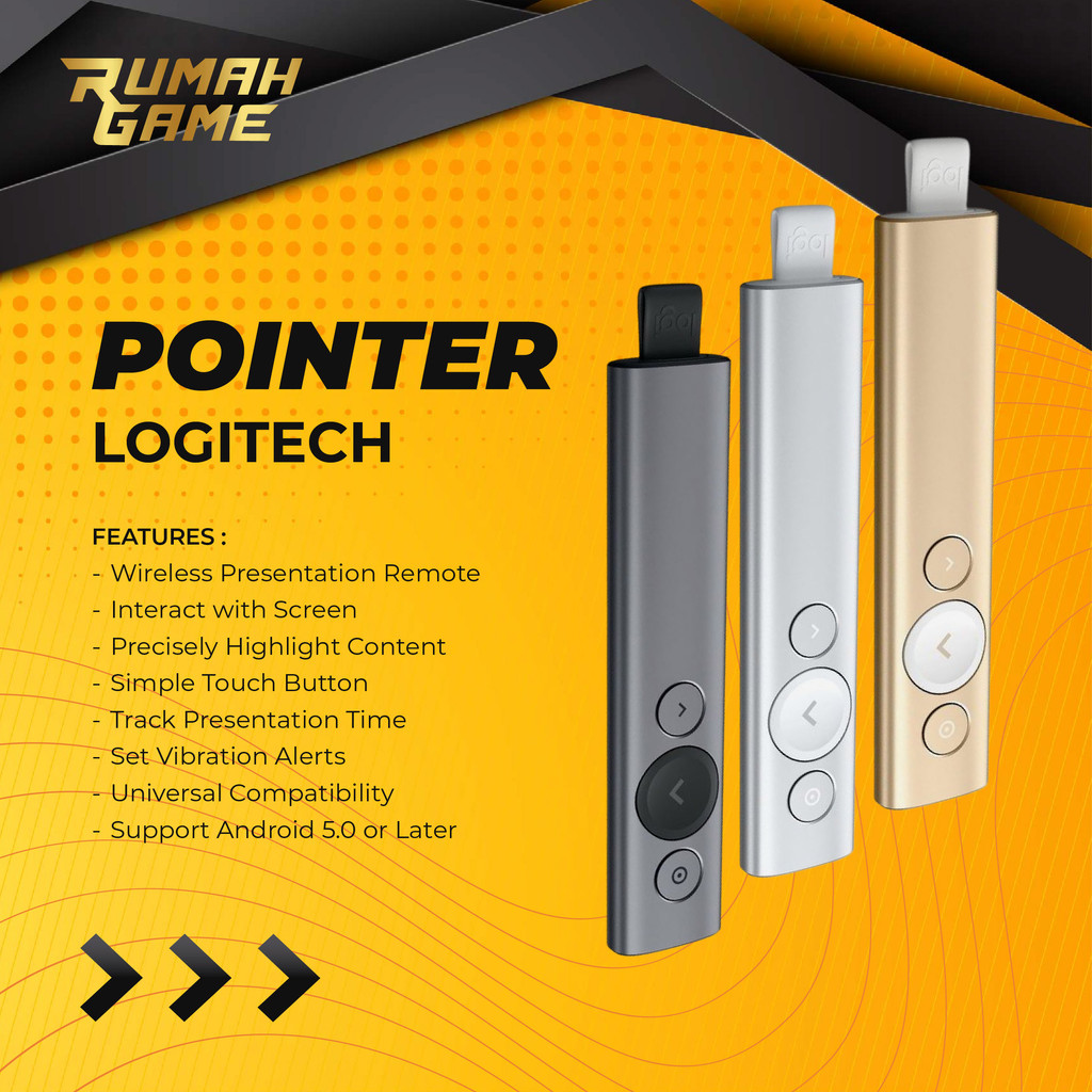 Jual Logitech Spotlight Pointer Wireless Presentation Remote Presenter | Shopee Indonesia