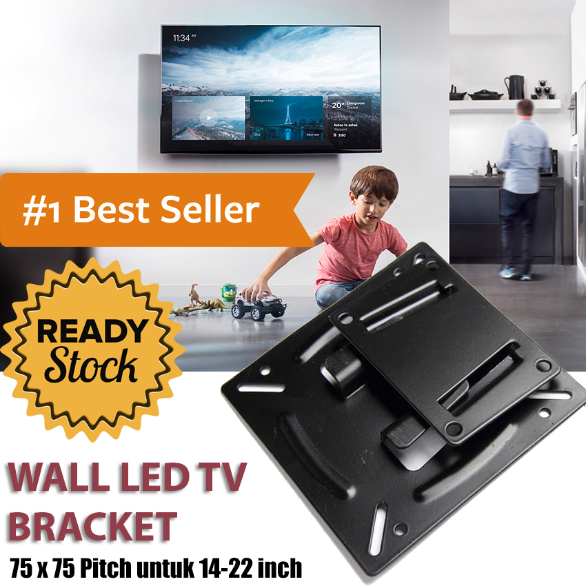 Jual Bracket TV LED 14-22 Inch Universal 75 x 75 Pitch Braket TV ...