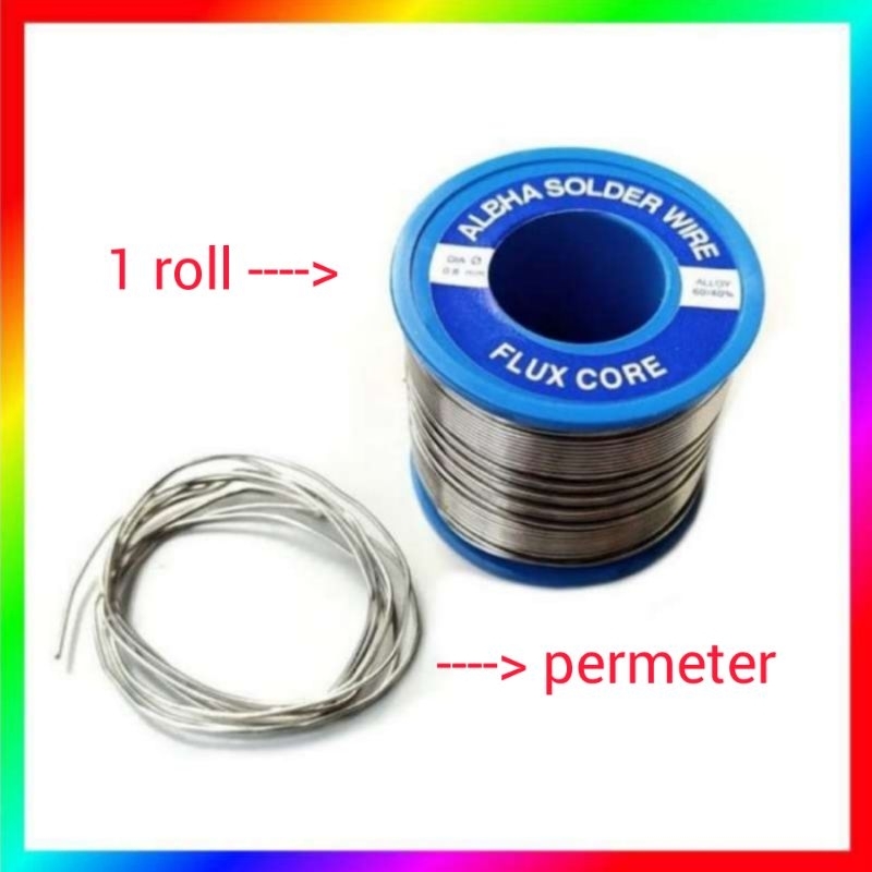 Jual Permeter Timah Solder ALPHA 0.8mm Kualitas Tinggi Kaya Lapisan ...