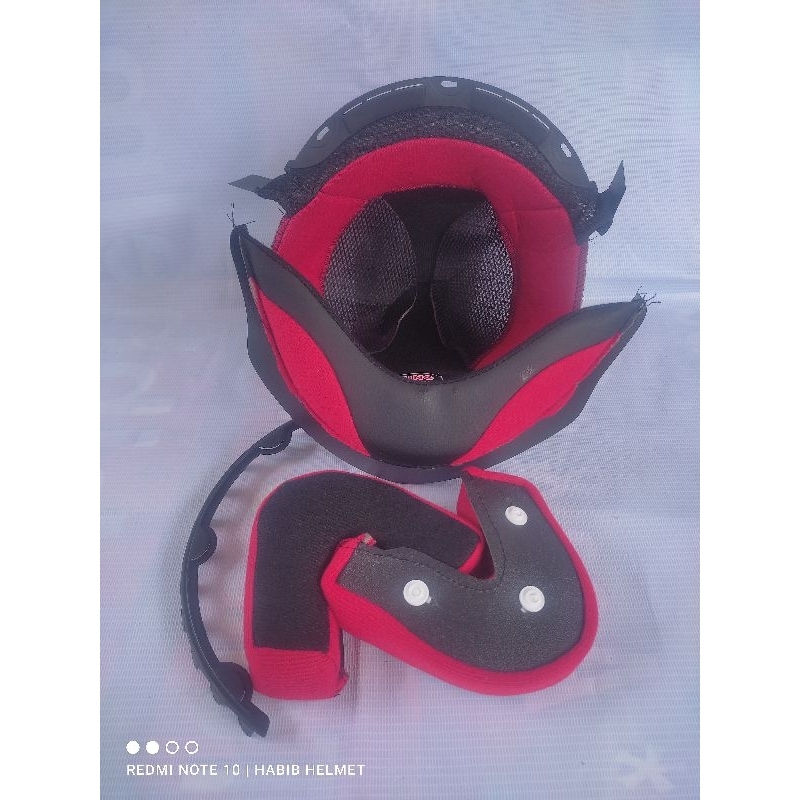 Jual BUSA HELM RN DOUBEL VISOR 2Visor Fullset Pipi Kancing Plastik ...