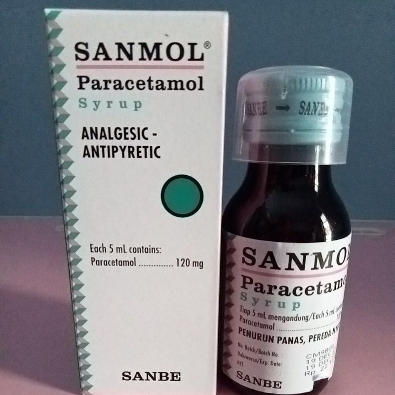 Jual Sanmol Syrup 60 ml / Paracetamol | Shopee Indonesia