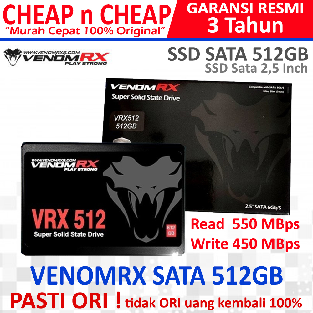 Jual VenomRX 512GB SSD SATA Venom RX 512 GB | Shopee Indonesia