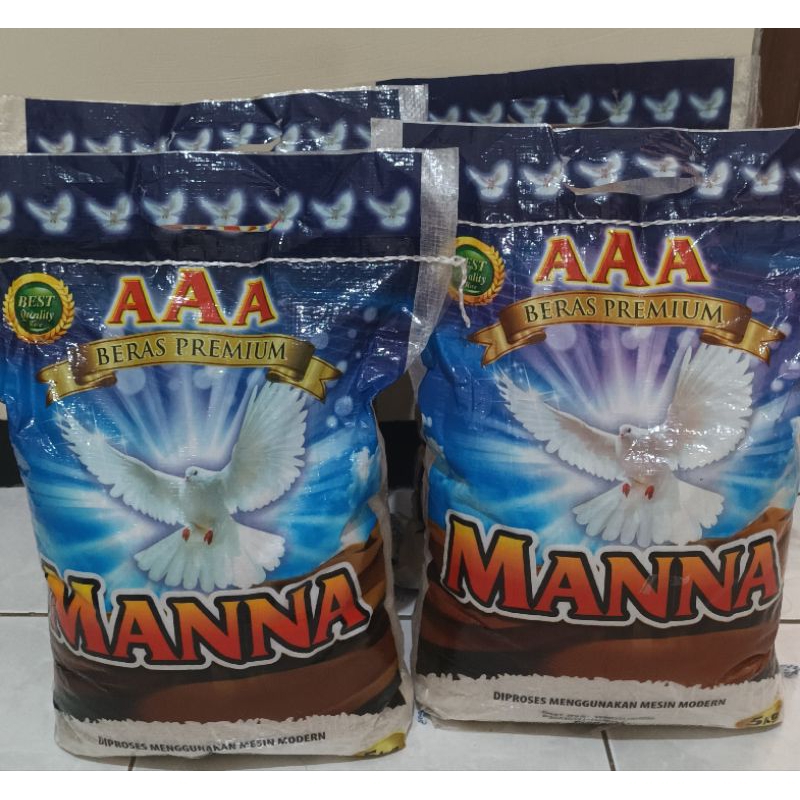 Jual Beras Manna AAA 5 Kg | Shopee Indonesia