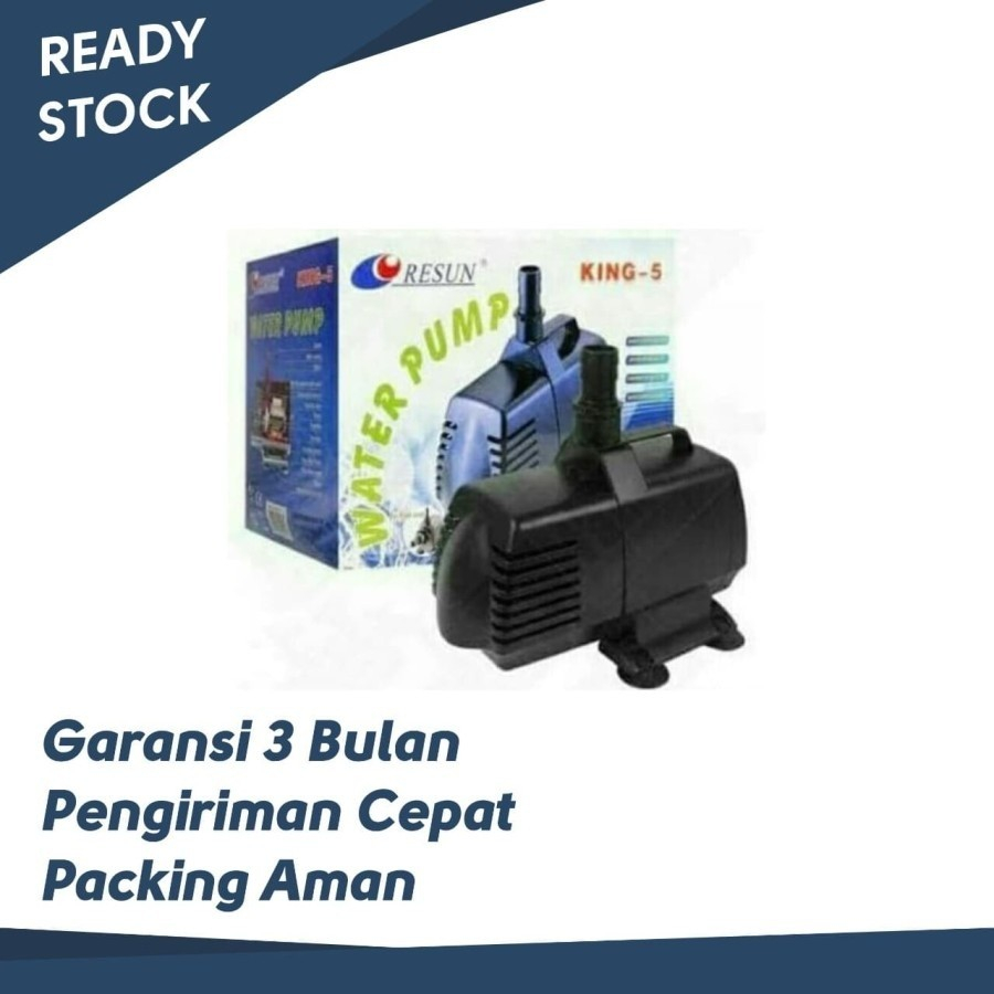 Jual RESUN King 5 Pompa Air Celup Submersible Water Pump Kolam Ikan ...