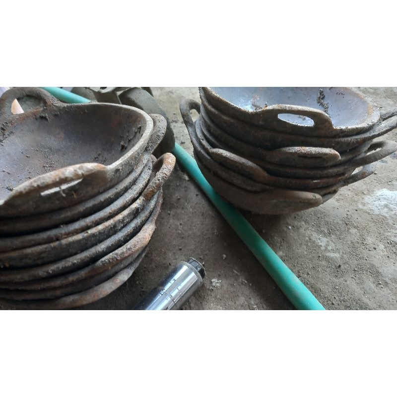 Jual wajan besi cor, bekas serabi. diameter 16cm | Shopee Indonesia