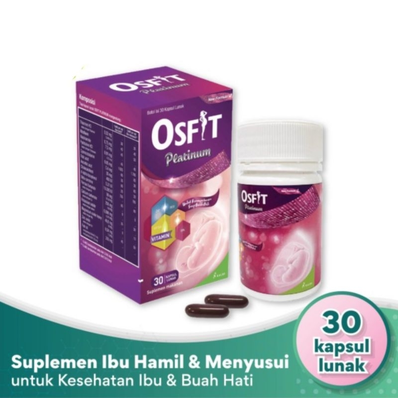 Jual Osfit Platinum Suplemen Ibu Hamil & Menyusui Os Fit Multivitamin ...