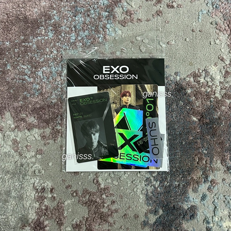 Jual EXO SUHO OBSESSION ID CARD (official merchandise) Unsealed ...
