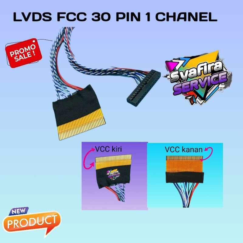 Jual KABEL LVDS FCC 30 PIN 1 chanel | Shopee Indonesia