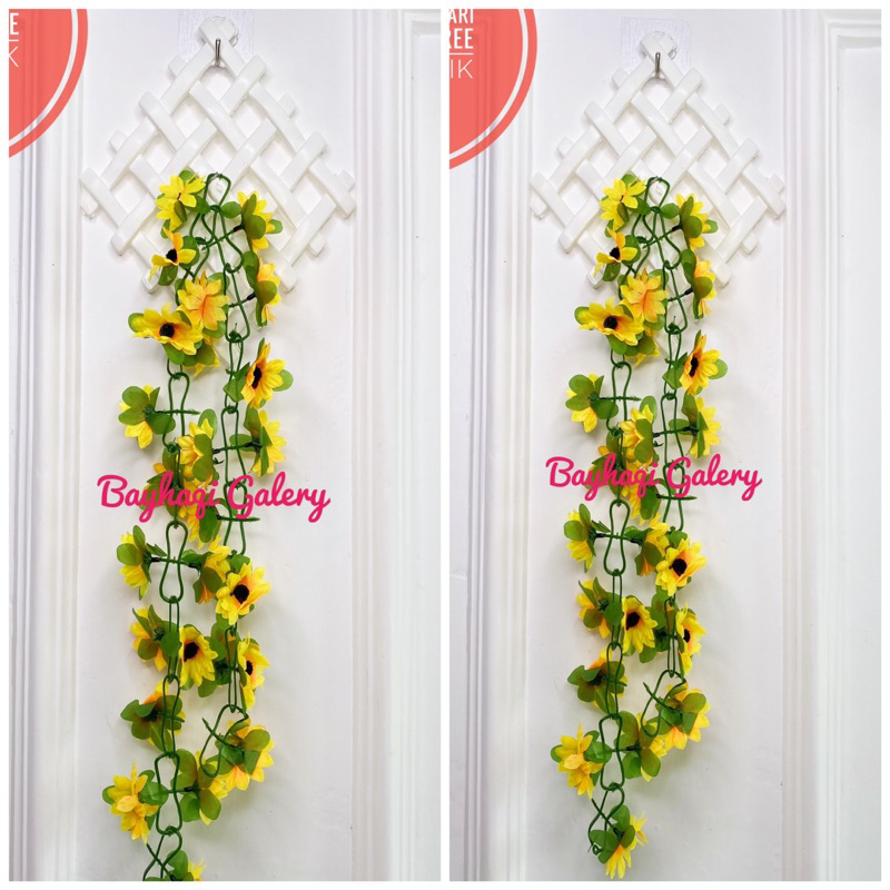 Jual HIASAN BUNGA DINDING VAS WAJIK MURAH// BUNGA HIAS TEMPEL ...