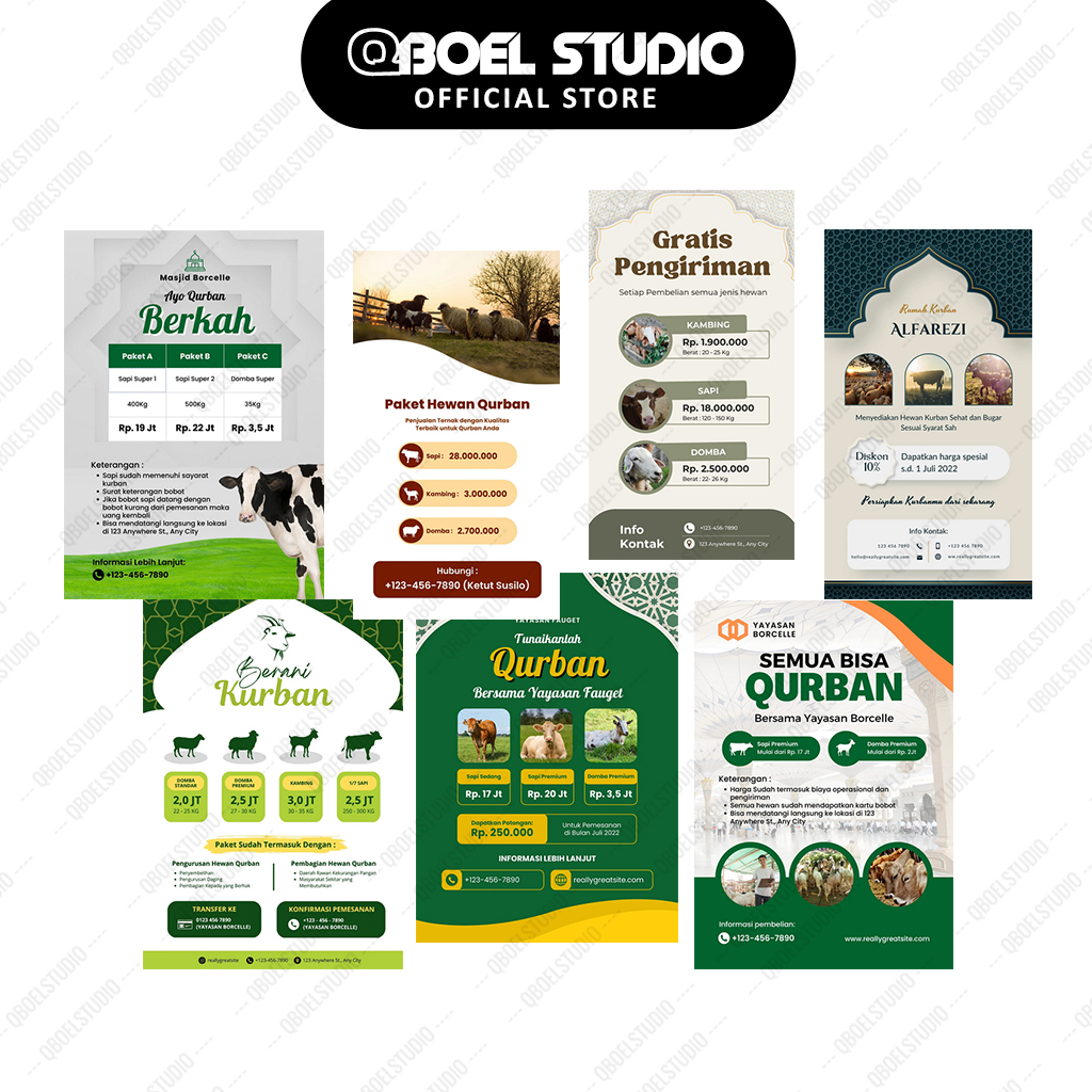 Jual JASA DESAIN BROSUR / BANNER / FLYER HEWAN QURBAN IDUL ADHA ...