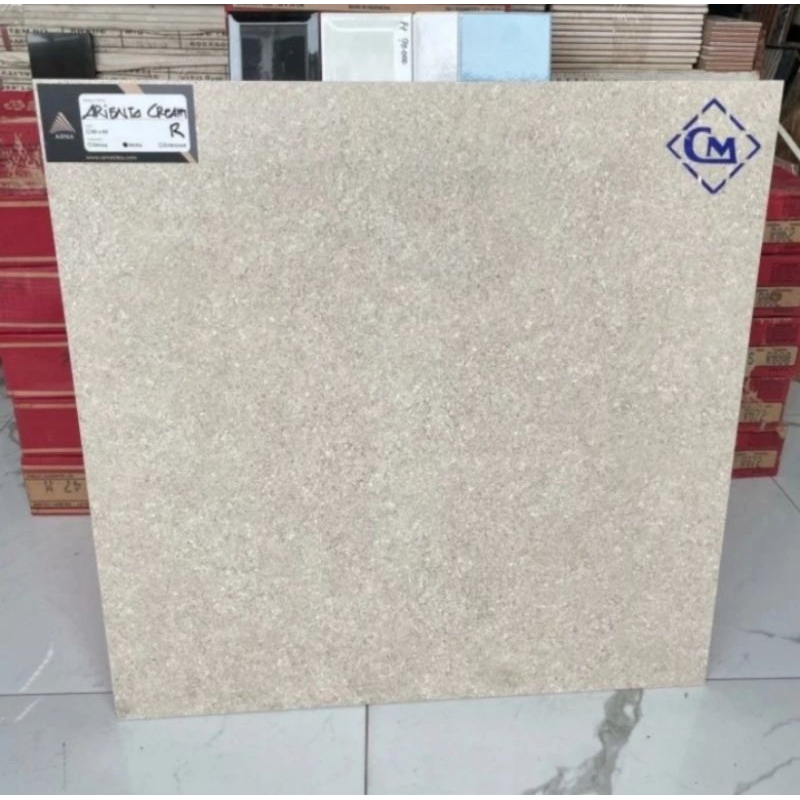 Jual Granit 60x60 Kasar | Arna Arienta Cream Matt | Shopee Indonesia
