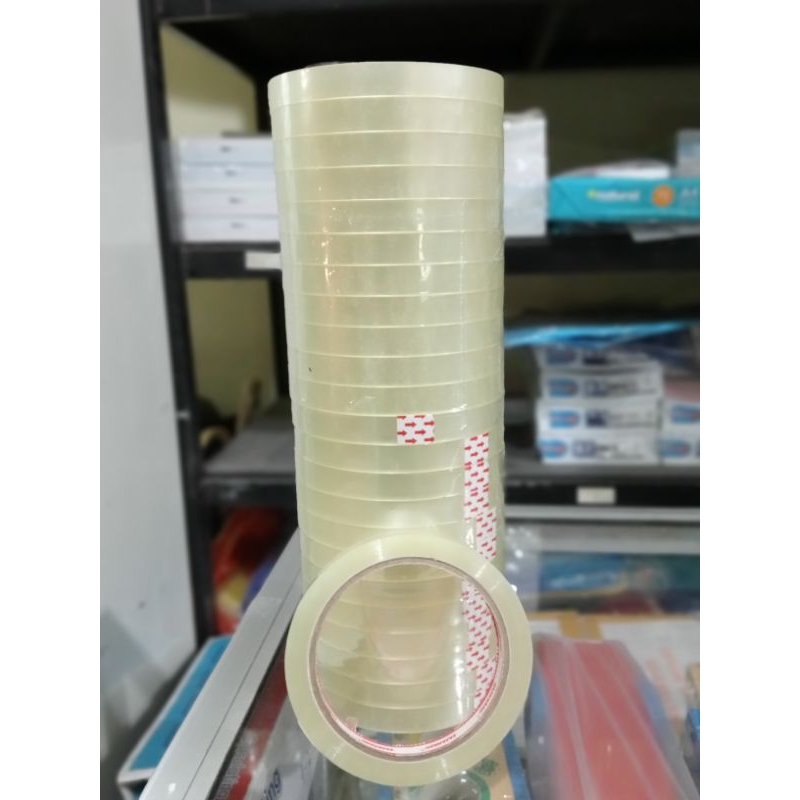 Jual Isolasi Bening 1/2 inchi atau 12mm | Shopee Indonesia