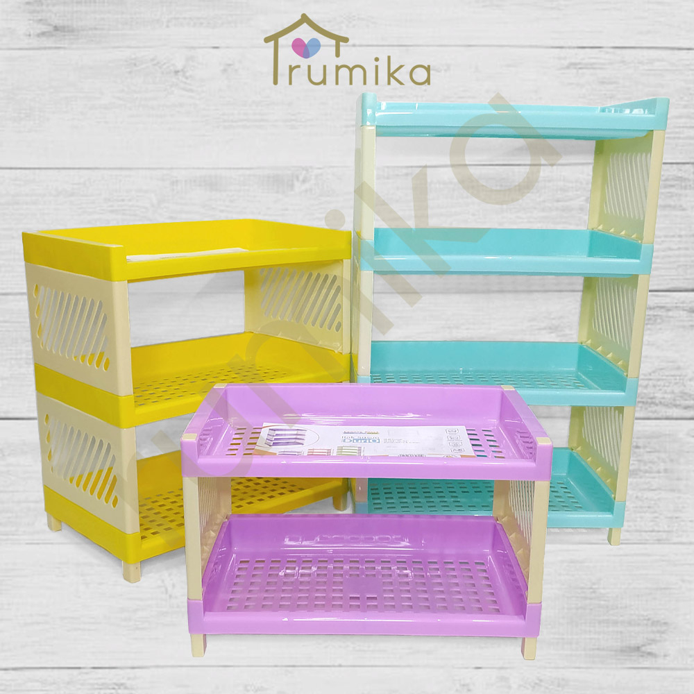 Jual Rak Plastik Susun 2, Susun 3, Susun 4 / Rak Bumbu Dapur / Rak ...