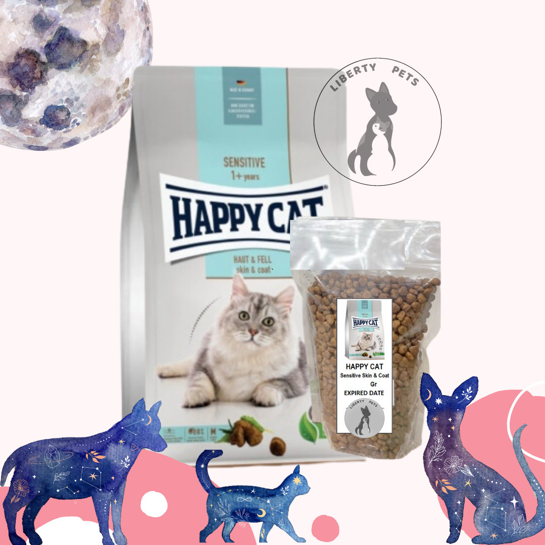 Jual Happy Cat Sensitive Skin & Coat Adult Cat Repack 800gr - 1Kg ...