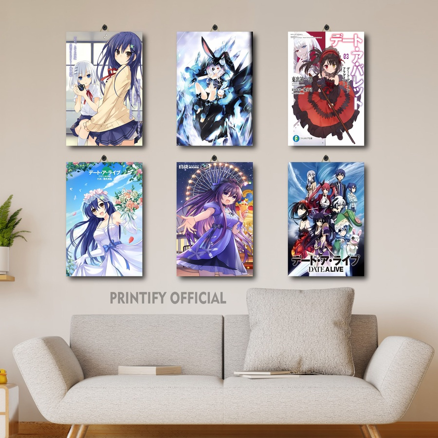 Jual DEKORASI KAMAR GAMING ANIME KURUMI TOKISAKI 20X30 / POSTER KAMAR ...