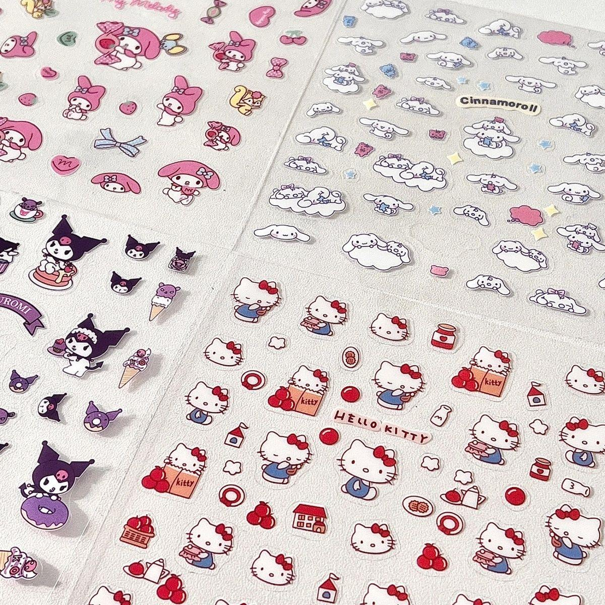 Jual Stiker Motif Kartun hellokitty melody Manis/Sticker Anti Air Momo ...