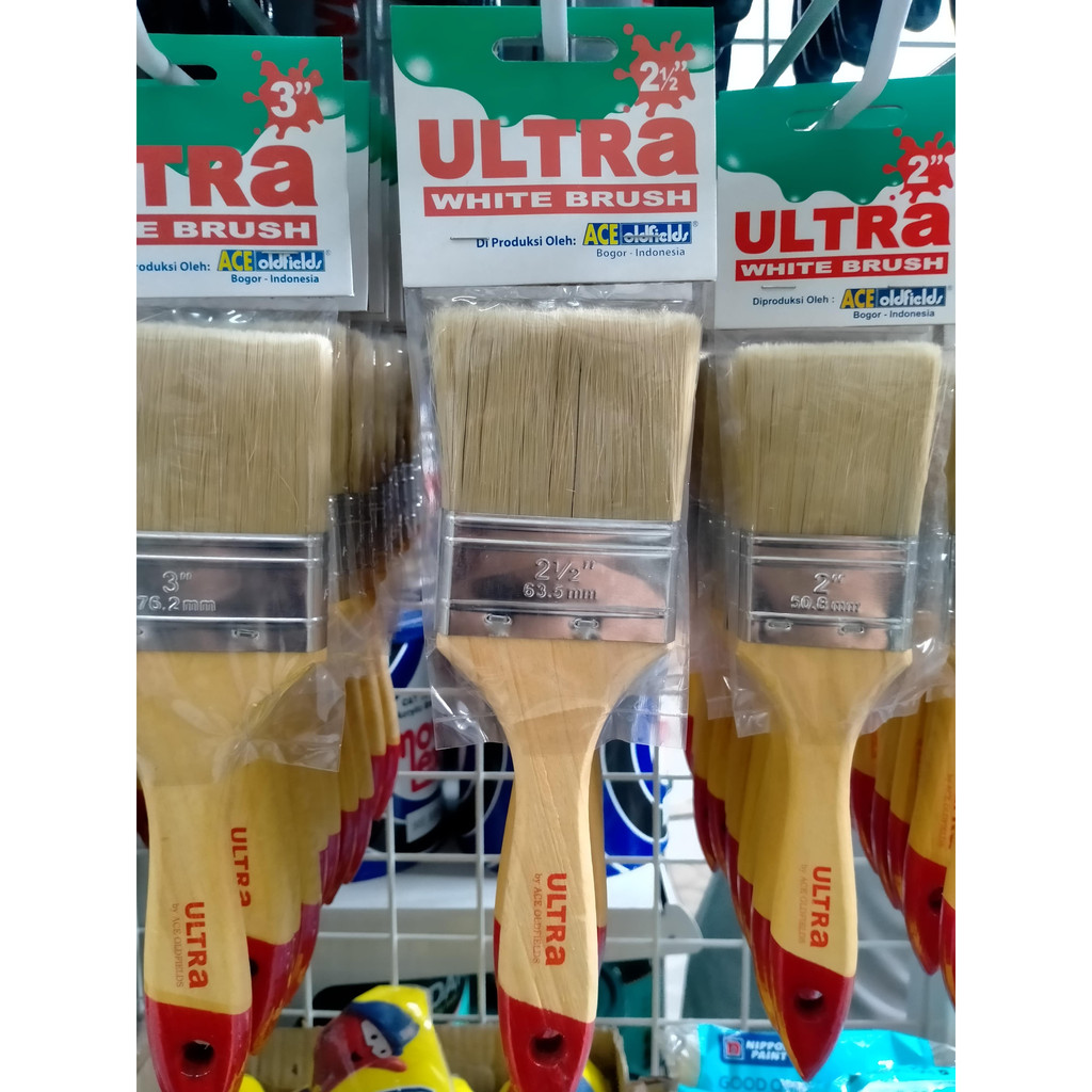 Jual Ace Oldfields - Ultra White Brush / Kuas Ultra Bulu Putih | Shopee Indonesia