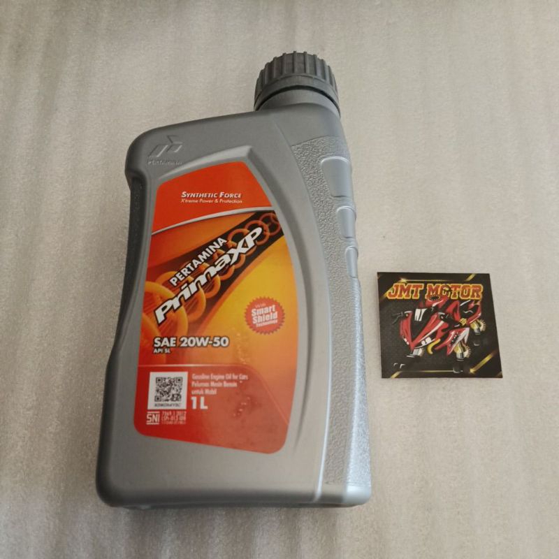 Jual Oli mesin pertamina Primaxp 20W-50 1 Liter | Shopee Indonesia