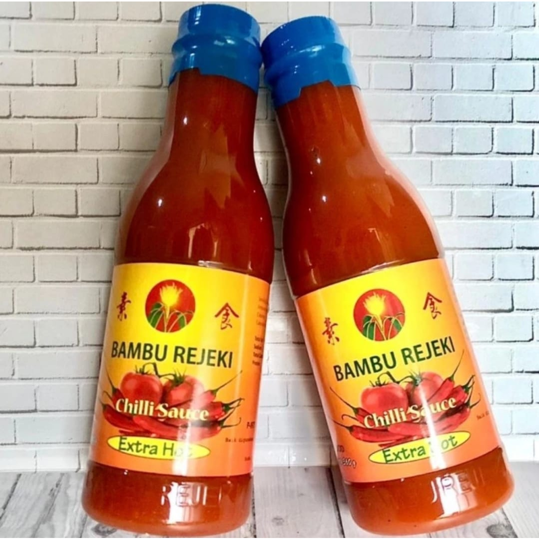 Jual Sambal Saus Saos Sauce Bambu Rejeki Bambu Rezeki Vegetarian Vegan ...