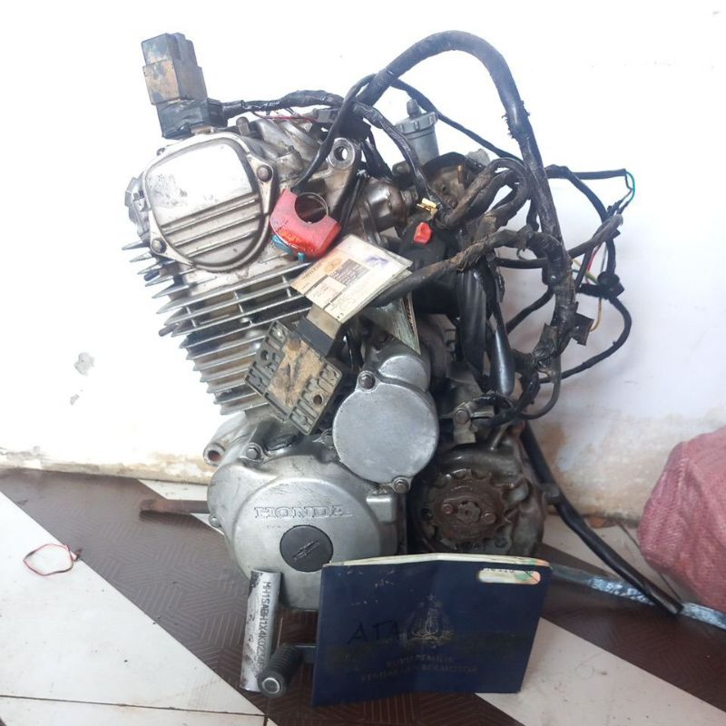 Jual Engine Mesin set Honda tiger 2004 plat B bekasi | Shopee Indonesia