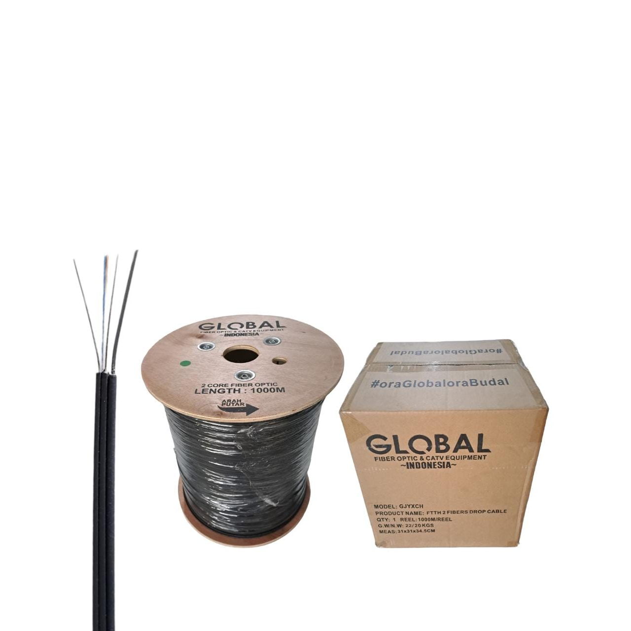 Jual KABEL 2 CORE SPECIAL TYPE 1,2 MILI 1KM | Shopee Indonesia
