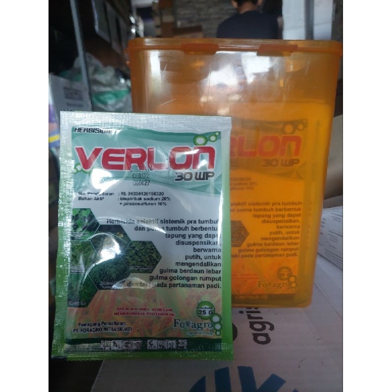 Jual Herbisida selektif Verlon 30WP - 25 gram (2 bahan aktif) | Shopee ...