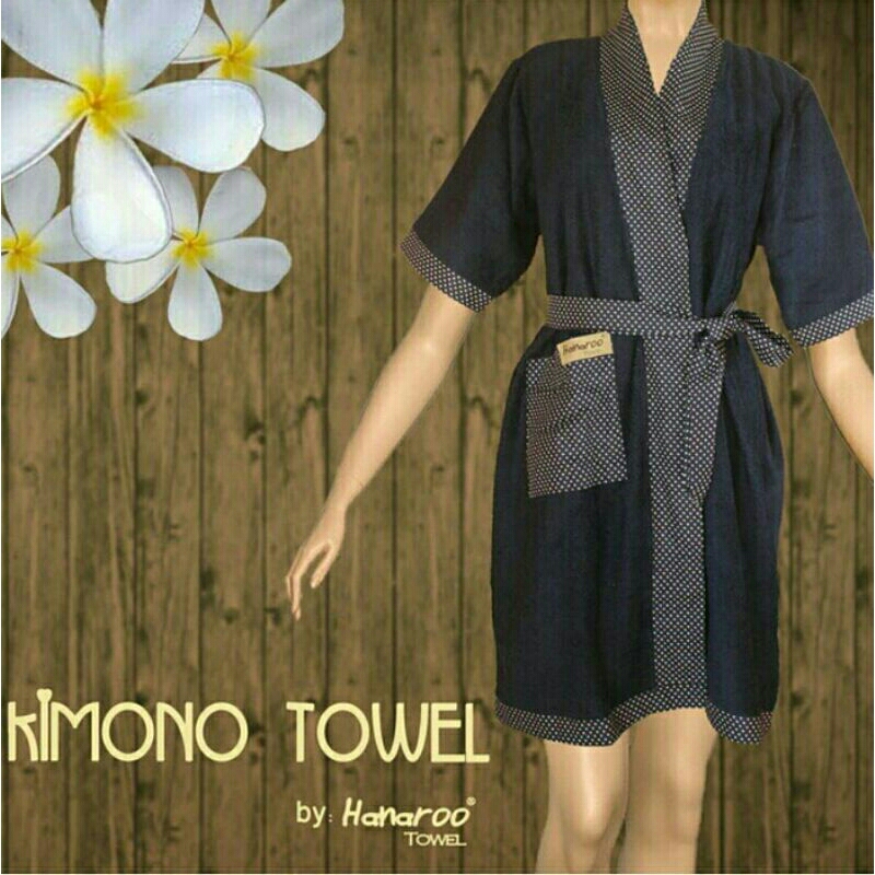 Jual Kimono Handuk Mandi Dewasa MOTIF Lengan Pendek- Towel Kain Hanaroo ...