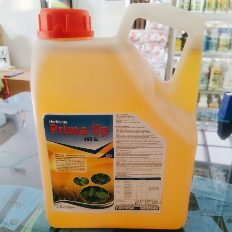 Jual PRIMA UP 480SL GLIFOSAT HERBISIDA 5 LITER | Shopee Indonesia