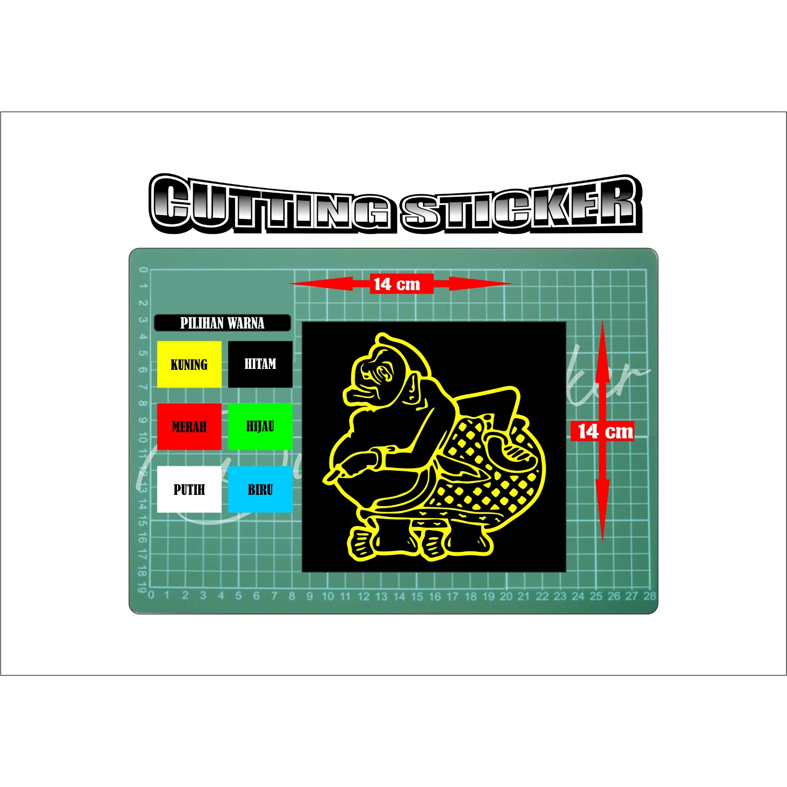 Jual STICKER CUTING GAMBAR WAYANG / STICKER WAYANG SEMAR - DUNIASTICKER ...