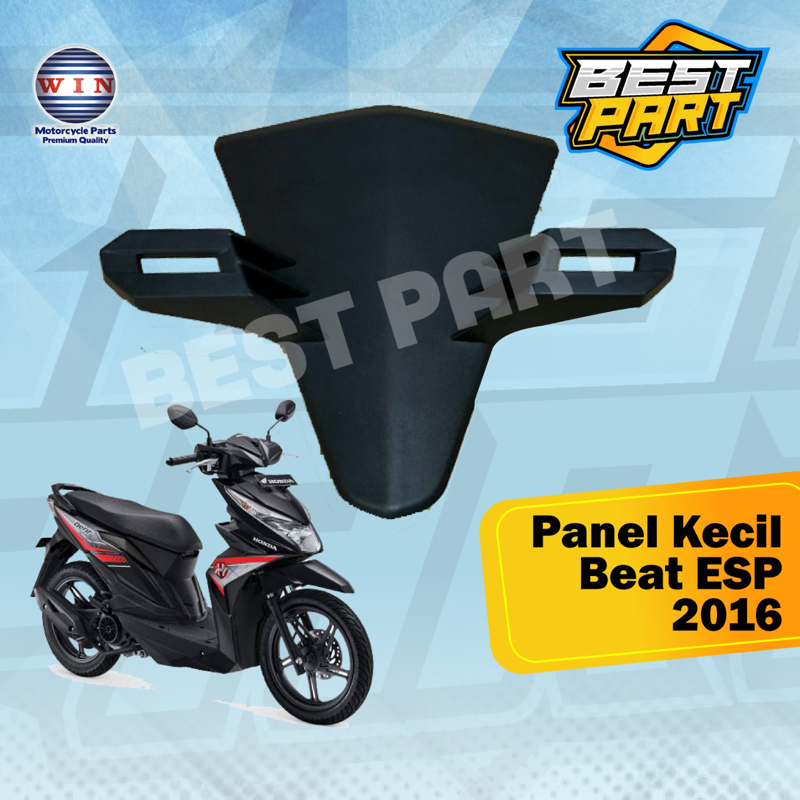 Jual Cover Front Top Dudukan plat nomor Panel Dasi kecil Honda Beat Esp ...
