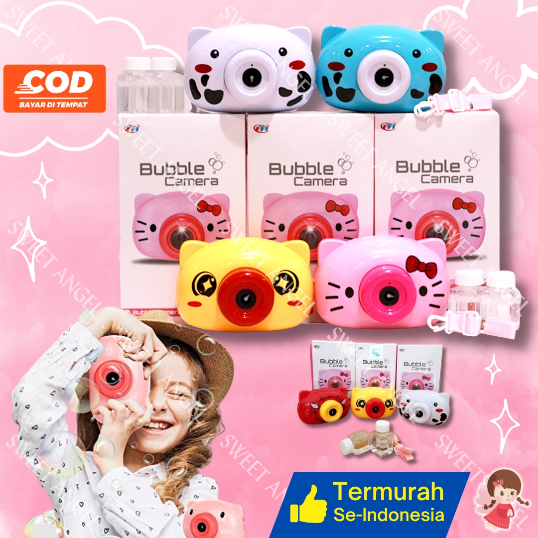Jual Mainan Bubble Camera Gelembung Kamera SABUN KARAKTER SPIDERMAN ...