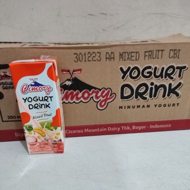 Jual 1 DUS CIMORY YOGURT DRINK KOTAK 200 ml 200ml 1 KARTON SAMEDAY INSTANT | Shopee Indonesia