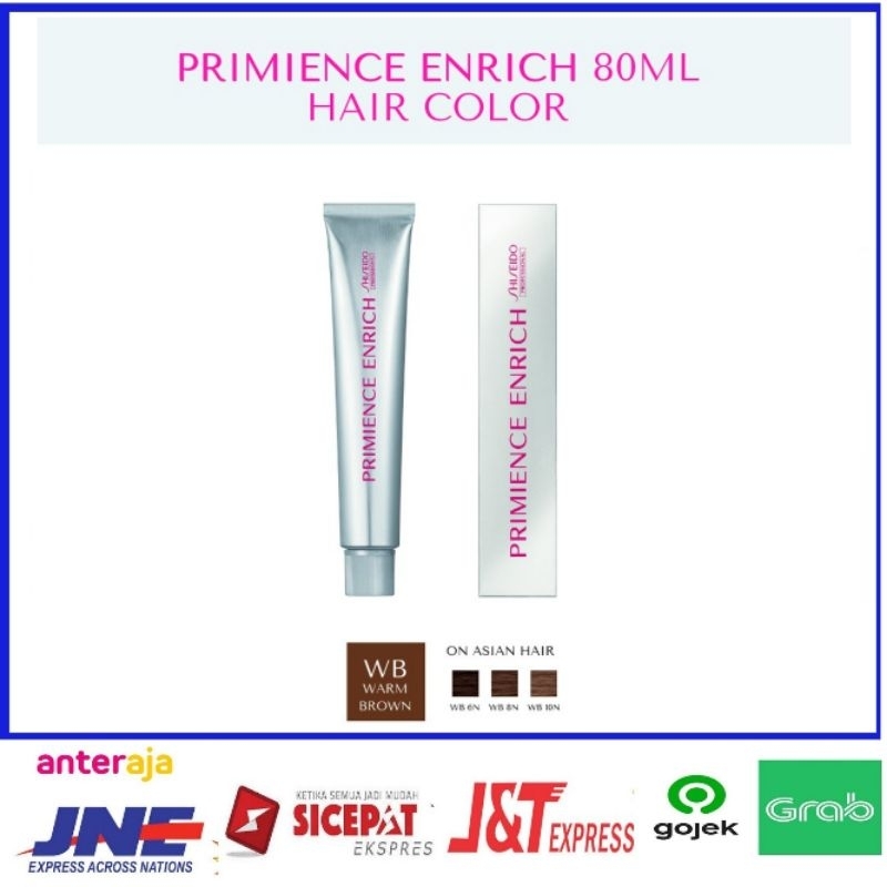 Jual cat rambut Shiseido profesional primience enrich Japan WB warm ...