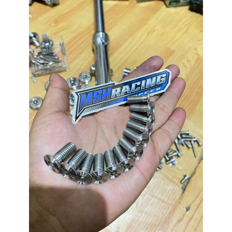 Jual BAUT STAINLESS DISK PIRINGAN BAUT M8/DRAT 12 panjang 2cm | Shopee Indonesia