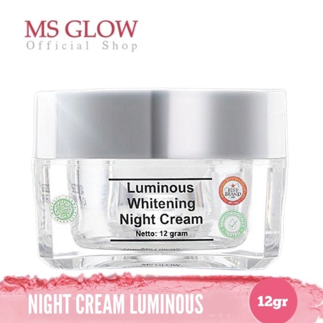 Jual Luminous Night Cream by MS GLOW | Shopee Indonesia