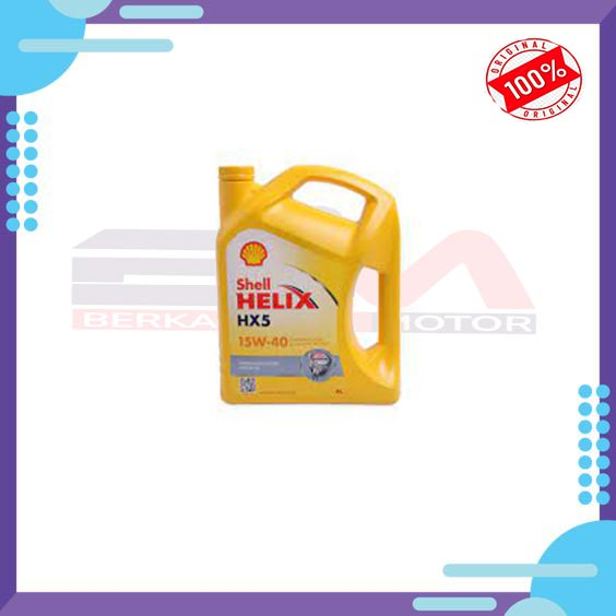 Jual Oli mobil shell helix5 15W-40 4000ml 4Liter | Shopee Indonesia