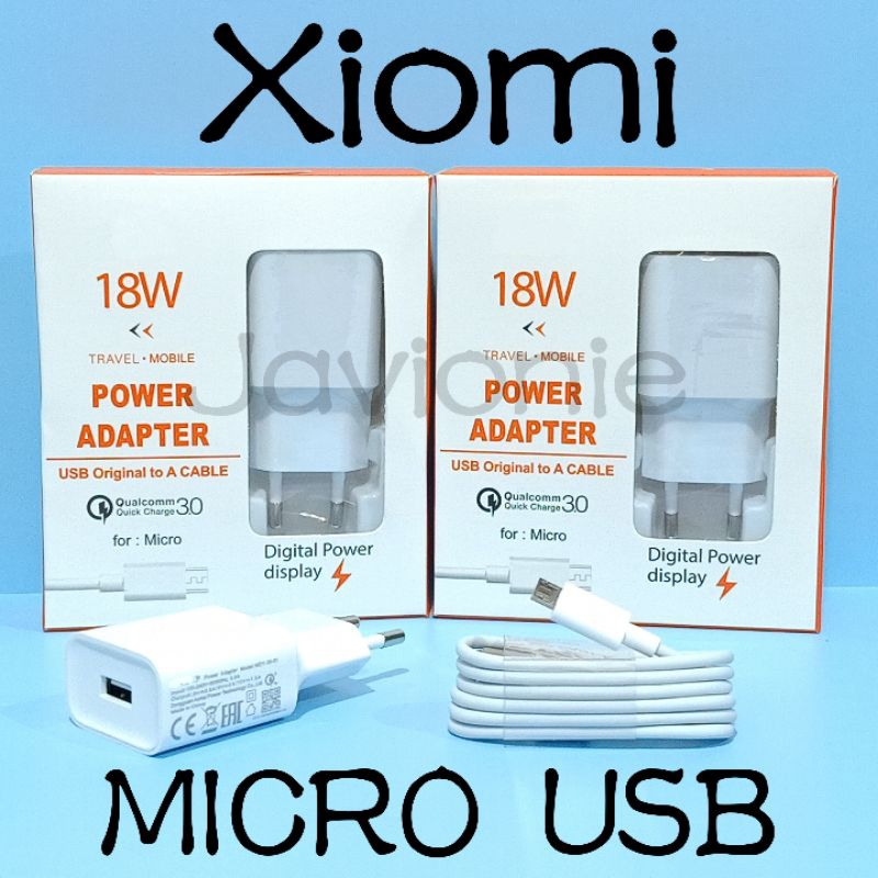 Jual Charger Casan Cas Xiomi Redmi Note A1 A2 3 3S 4 4A 4X 5 5A 5+ 6 6A ...
