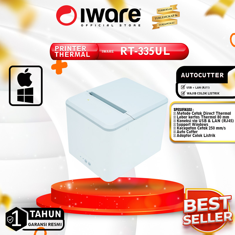 Jual Printer Thermal Kasir 80mm IWARE K-200U D260 IW-8220 K260USE USB ...