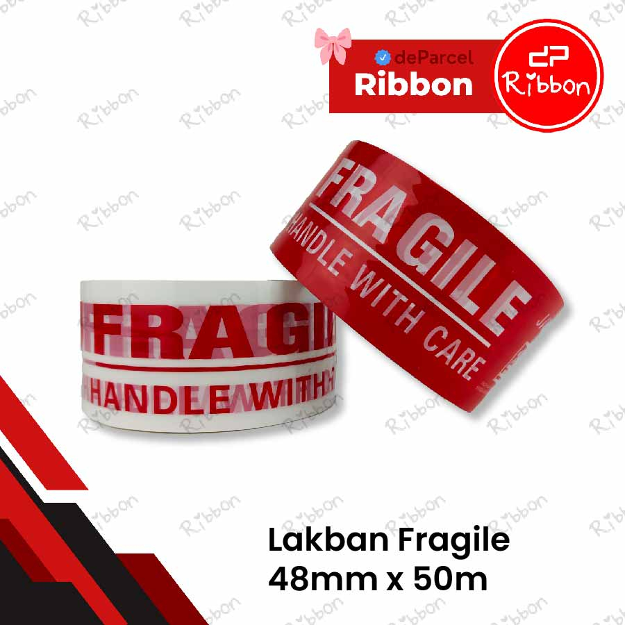 Jual Lakban FRAGILE STAR TAPE 48mm 50m Isolasi Tebal Selotip Murah ...