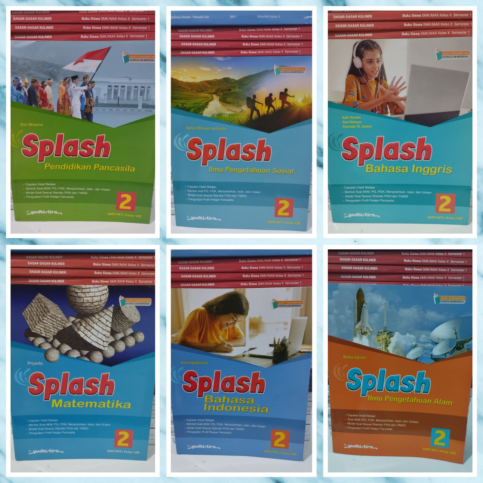 Jual Buku Paket Splash Kelas VIII - 8 SMP/Mts Kurikulum Merdeka - Yudhistira | Shopee Indonesia