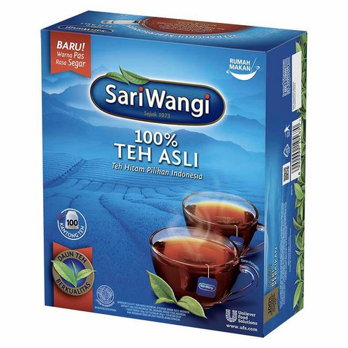 Jual Sariwangi Asli Tea Bag 100/teh sariwangi isi 100 kantong | Shopee ...