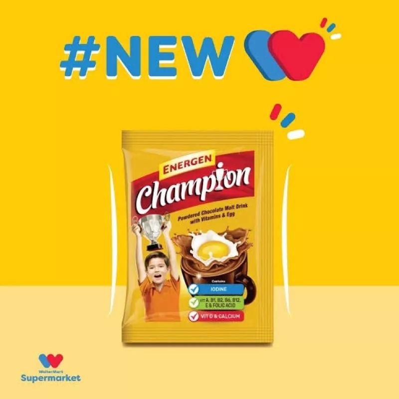 Jual Energen Champion @35 gram | Susu Coklat Malt 8 Vitamin Telur 4in1 ...