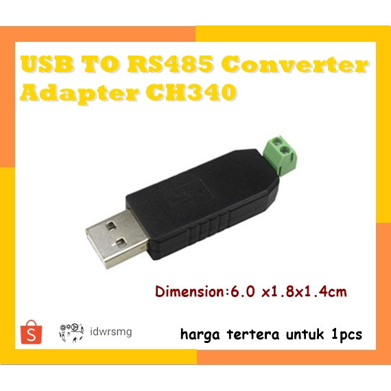 Jual USB to RS485 Converter Adapter CH340 RS-485 RS 485 | Shopee Indonesia
